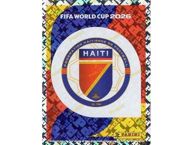 FIFA WORLD CUP 2026 broj HAI01 HAI1 (čitaj opis)