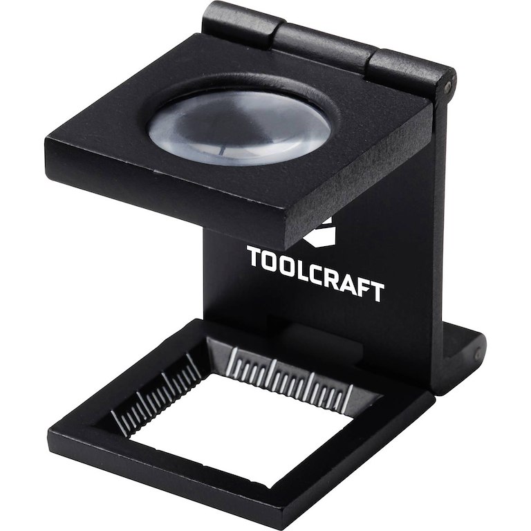 Lupa na sklapanje TOOLCRAFT 1505088 10x, sočivo 19mm