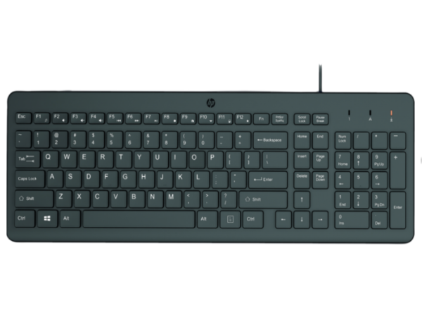Tastatura HP 150 žičnaUS664R5AAcrna' ( '664R5AA' )