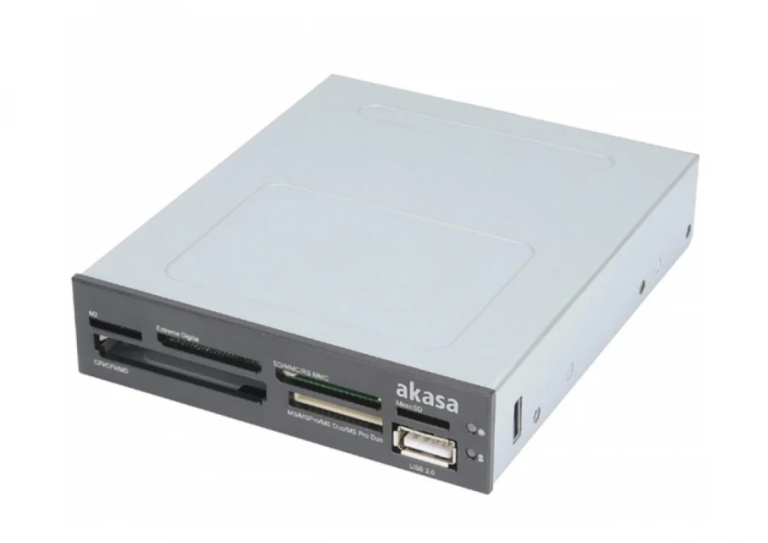 Citac kartica 3.5" Akasa AK-ICR-07 Internal 6-Port Card Reader - black