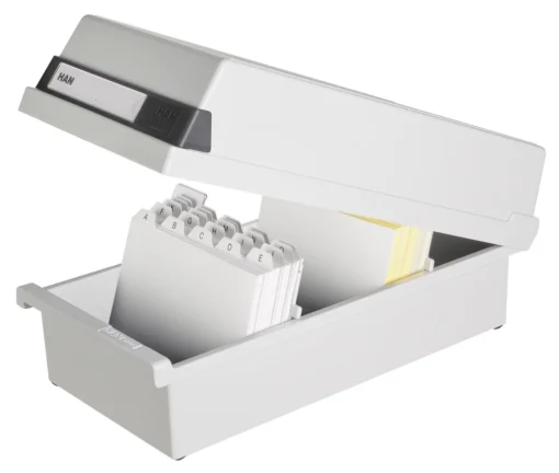 Kutija za indexne kartice 1/1300 A6 siva Han