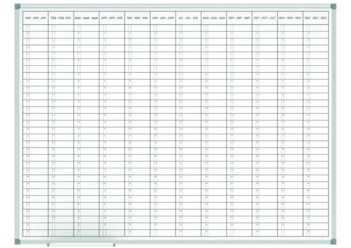 Godišnja planer tabla „MAULstandard“, 90×120, 12 meseci