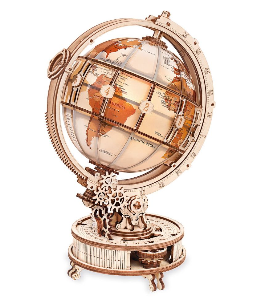 Slagalica 3d svetleći globus robotime