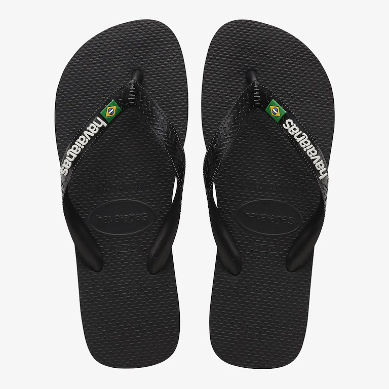 havaianas japanke hav. brasil logo black/black i25