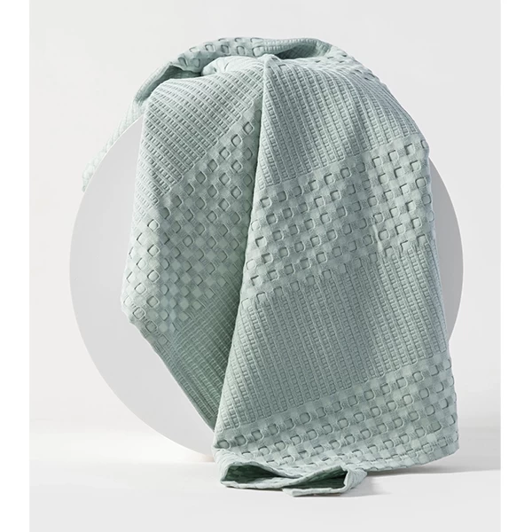 Letnji pokrivač za bebe Bohemia mint 80x120 cm