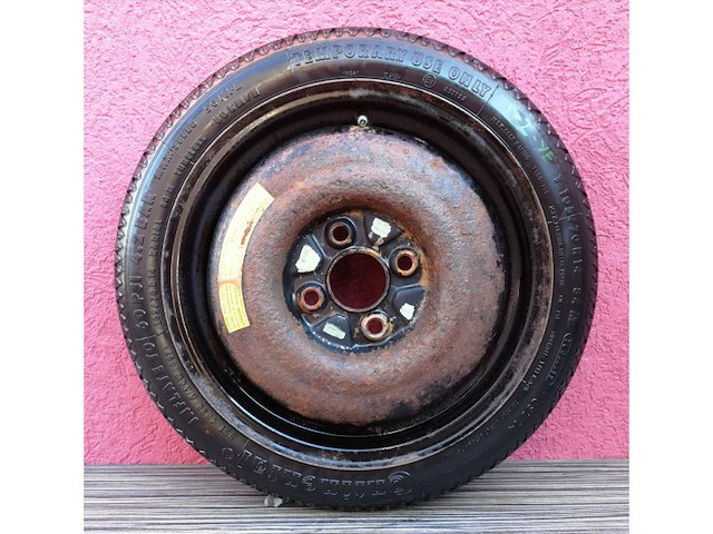 Rezervni točak 14 ćopavac VW Golf 2 MK2 4x100 105/70R14