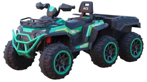 Auto na baterije ATV Veliki+prikolica TS-153- C zeleni