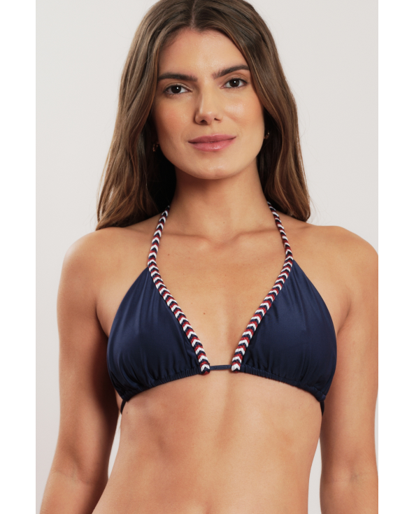 Top Navy-Blue Escama