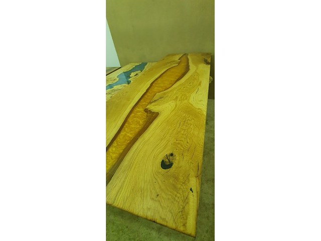 Epoxy sto-hrast/ zlatni 90x272 cm - exponat
