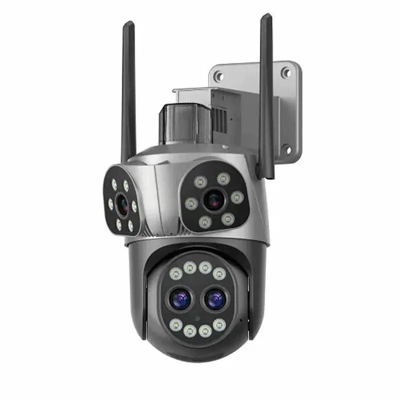 4K WiFi PTZ kamera sa 4 sočiva za pametan video nadzor doma