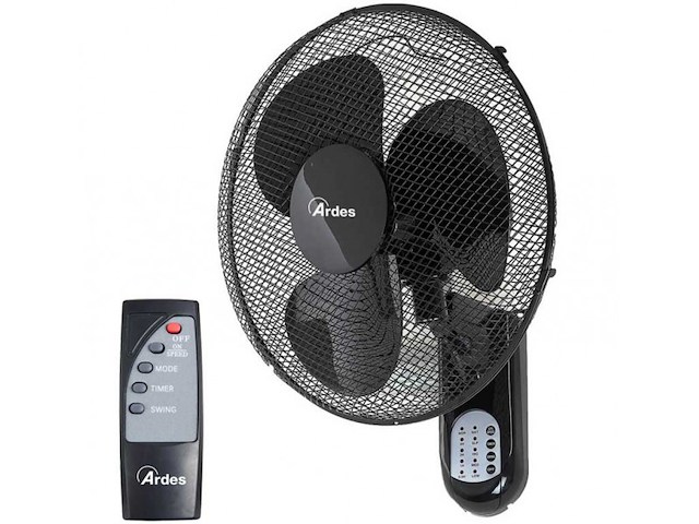 Zidni ventilator sa daljinskim upravljačem 40cm 50W Ardes AR5W40R