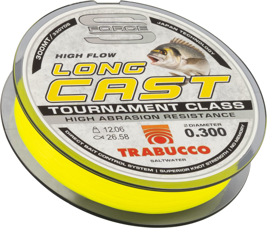 TRABUCCO S-FORCE LONG CAST 300M 0.300MM