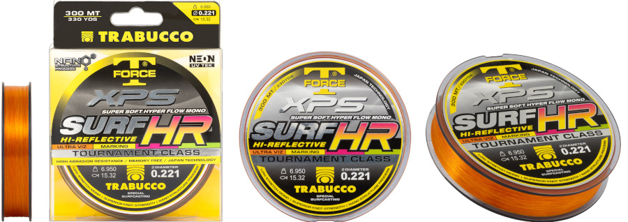 TRABUCCO XPS SURF HR UV MARK SYSTEM 300M 0.283MM