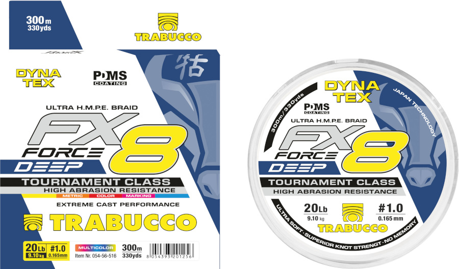 TRABUCCO FX8 CAST DEEP MULTICOLOR 300M 0.285MM