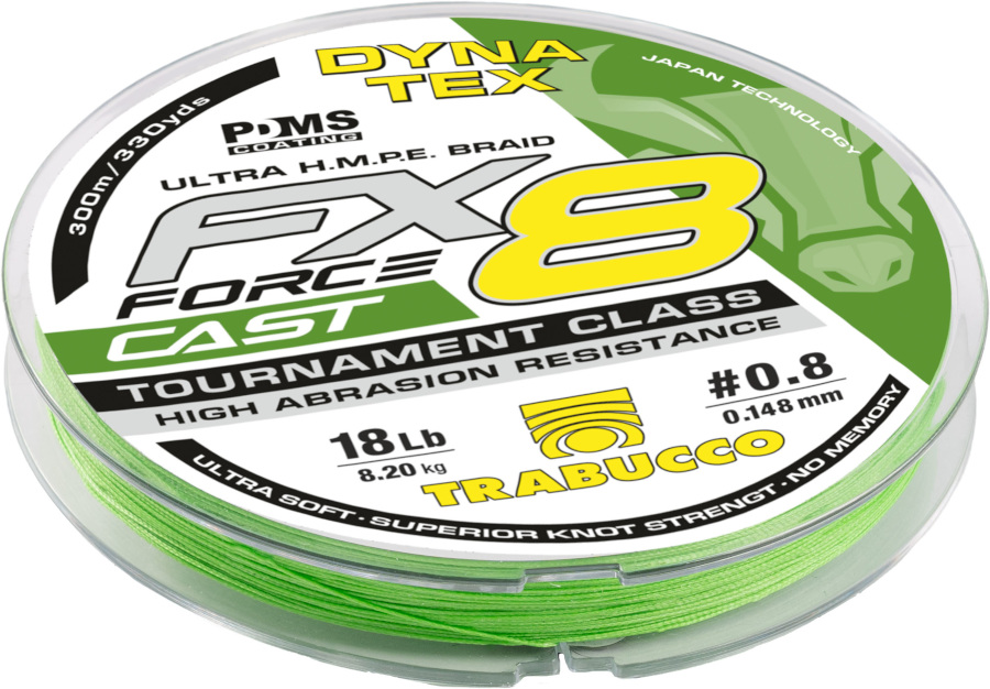 TRABUCCO FORCE X8 CHARTREUSE 0.128MM