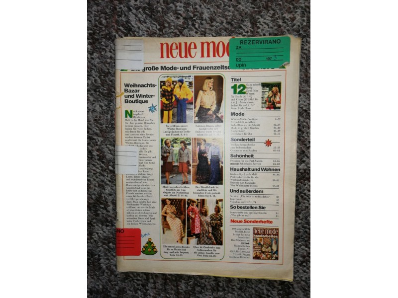 Neue Mode 12-1973