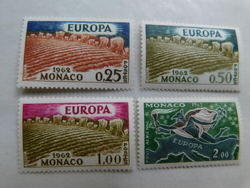 MONAKO EUROPA 1962 KOMPLET ČISTA SERIJA