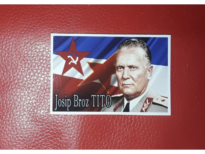 Magnet za frižider – motiv Josipa Broza Tita oko 7 x 5