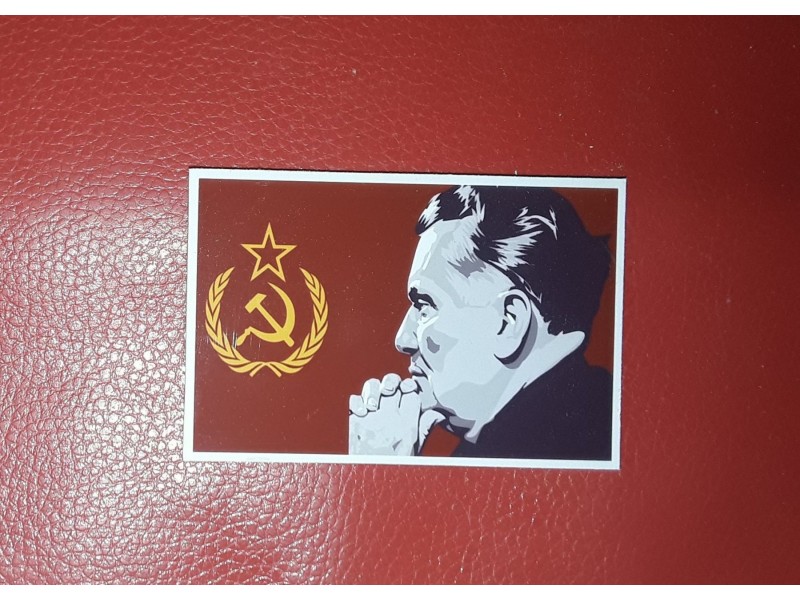 Magnet za frižider – motiv Josipa Broza Tita oko 7 x 5