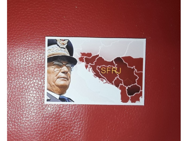Magnet za frižider – motiv Josipa Broza Tita oko 7 x 5