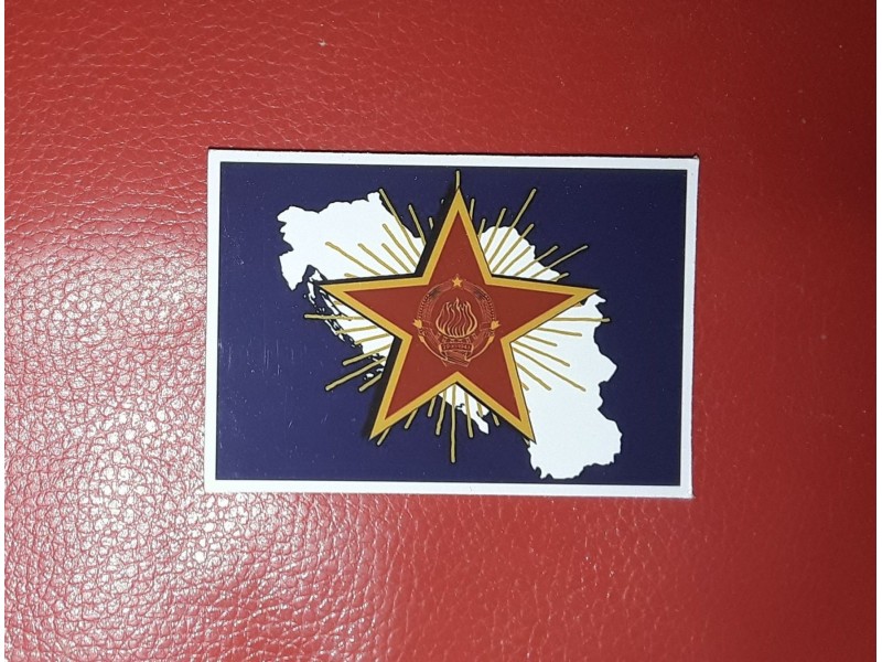 Magnet za frižider – motiv Jugoslavije oko 7 x 5