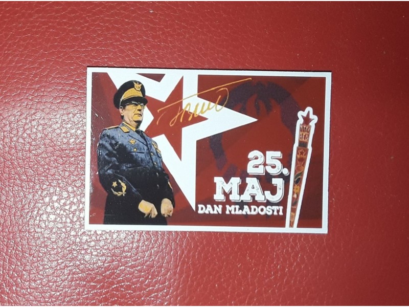 Magnet za frižider – motiv Josipa Broza Tita oko 7 x 5