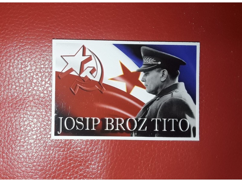 Magnet za frižider – motiv Josipa Broza Tita oko 7 x 5