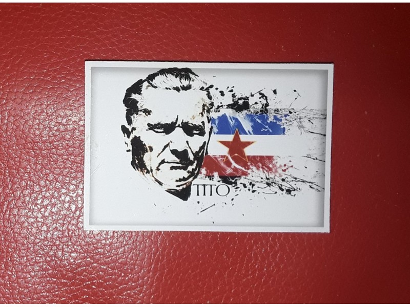 Magnet za frižider – motiv Josipa Broza Tita oko 7 x 5