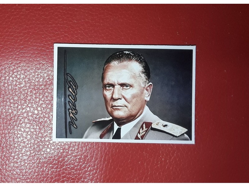 Magnet za frižider – motiv Josipa Broza Tita oko 7 x 5