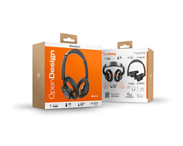 ENERGY SISTEM OpenDesign Headphones Black (M50061)