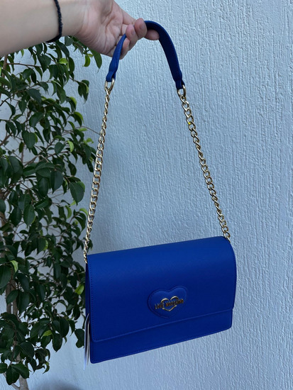 Love Moschino plava torba