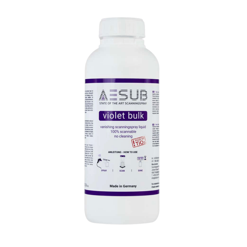 AESUB violet 3D sprej za skeniranje 1l