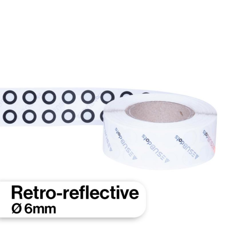AESUBdots retro reflektujući markeri 3000 markera 6mm