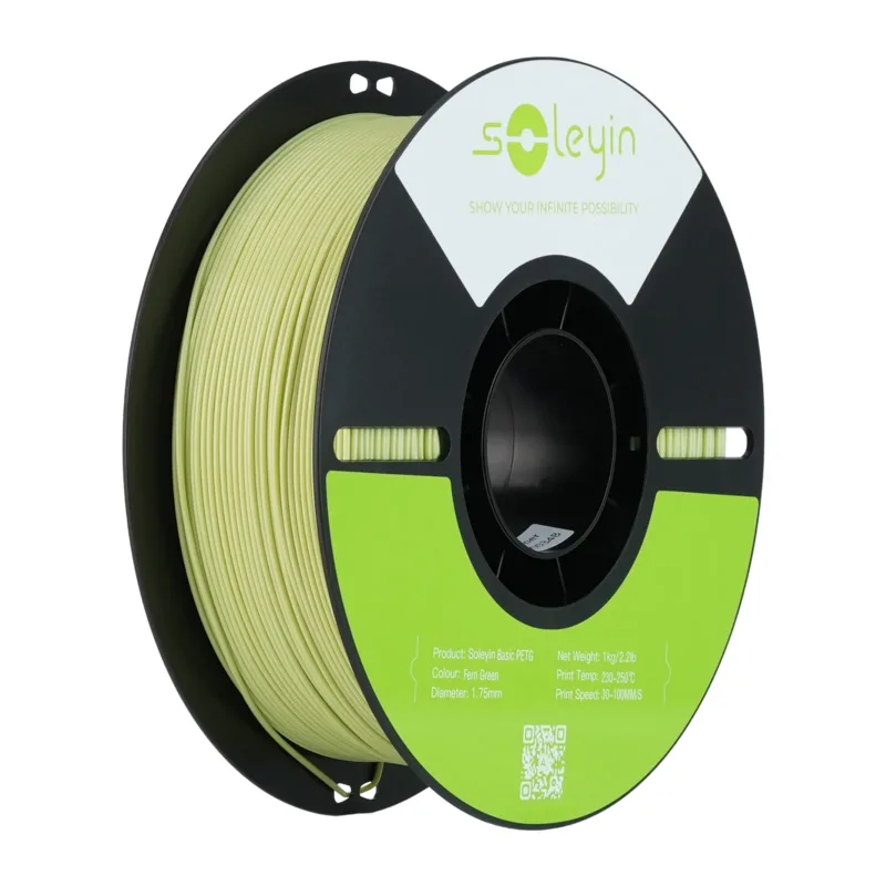 SOLEYIN BASIC PET-G 1,75MM 1KG FERN GREEN