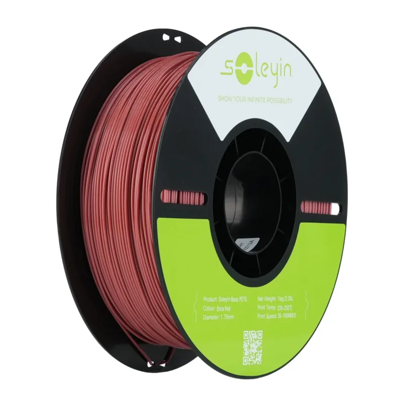 SOLEYIN BASIC PET-G 1,75MM 1KG BRICK RED
