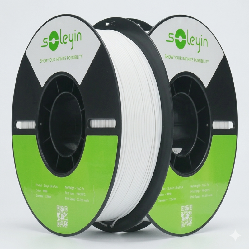 Soleyin Ultra PLA 1,75mm 2kg BELA (WHITE)