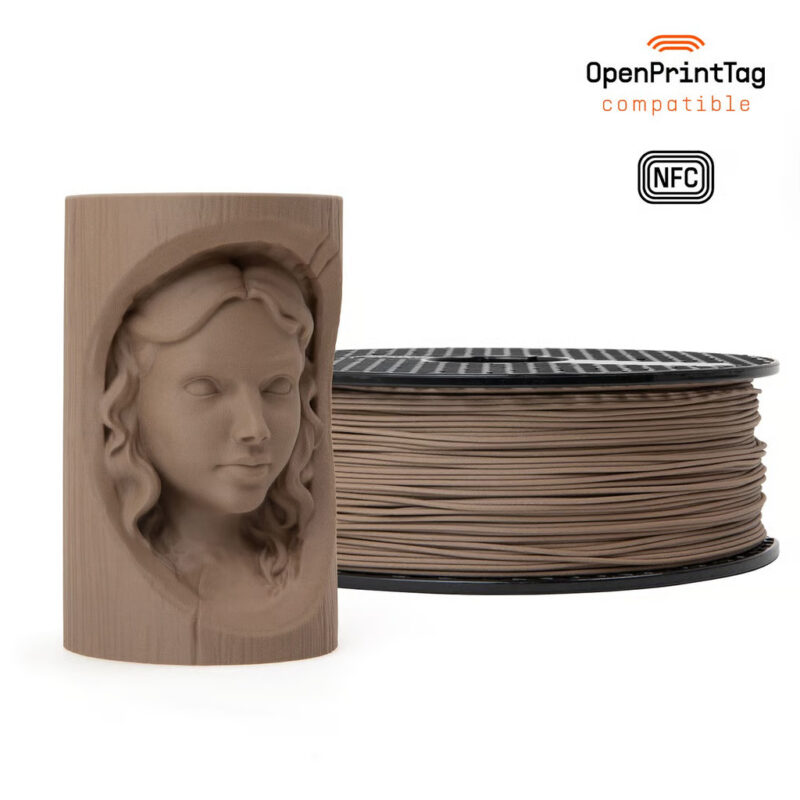 Prusament PLA Woodfill 1.75 1kg Pastel Brown