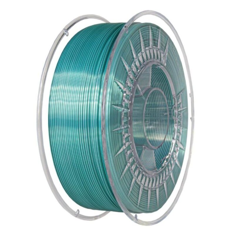 D.D. PLA SILK Dual 1,75mm 1kg Cold Green/ White