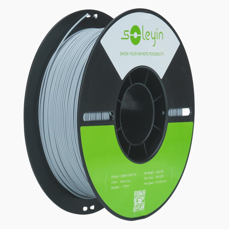 SOLEYIN ULTRA PLA 1,75 MM 1 KG MAT SIVA