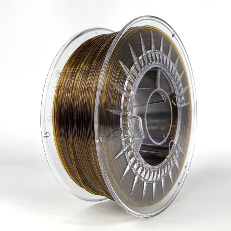 D.D. PET-G 1,75mm 1kg AMBER TRANSPARENT