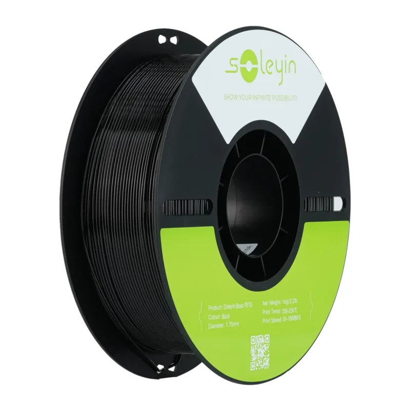 SOLEYIN BASIC PET-G 1,75MM 1KG CRNA ( BLACK)