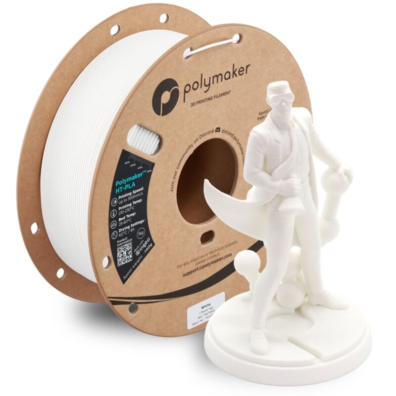 PolyMaker HT-PLA 1,75 mm 750gr BELA ( WHITE)