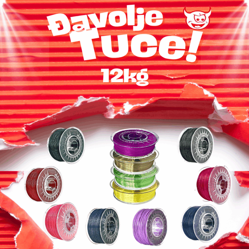 Đavolje Tuce – 12kg filamenta