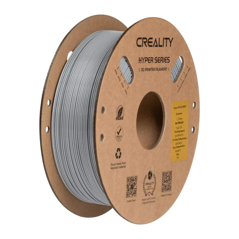 CREALITY Hyper PET-G 1,75 mm 1KG SIVA ( GRAY)