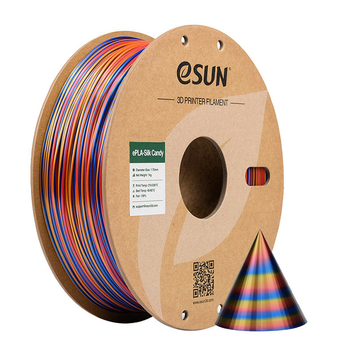 eSUN PLA ESILK-CANDY 1,75mm 1kg CRVENA-ZLATNA-PLAVA (RED-GOLD-BLUE)