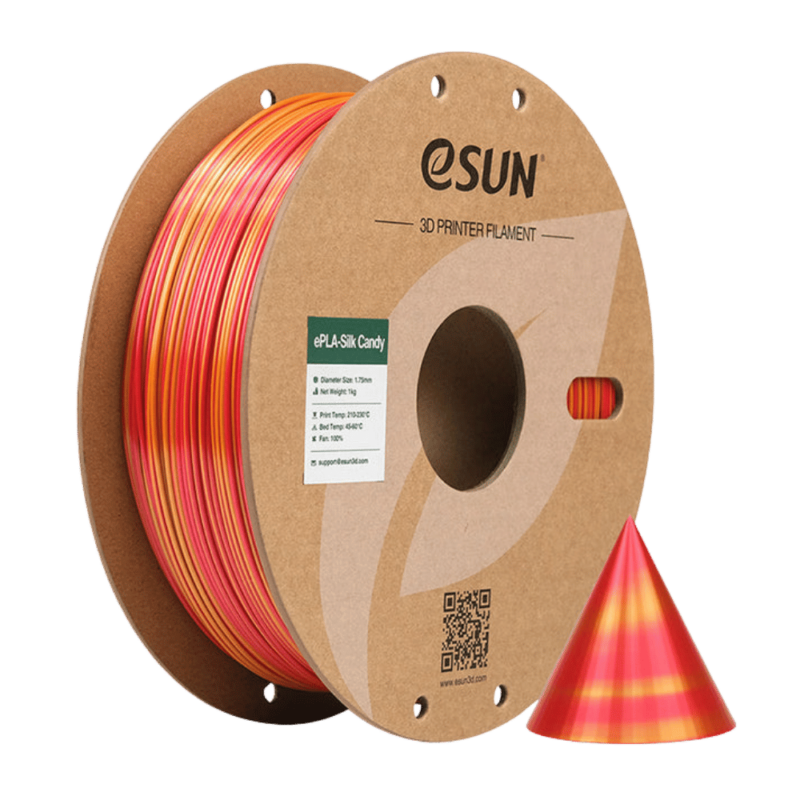 eSUN PLA ESILK-CANDY 1,75mm 1kg CRVENA-ZLATNA (RED-GOLD)