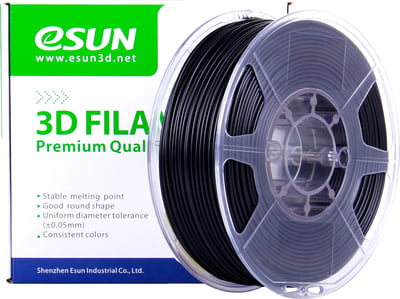eSUN ABS MAX 1,75mm 1kg CRNI (BLACK)