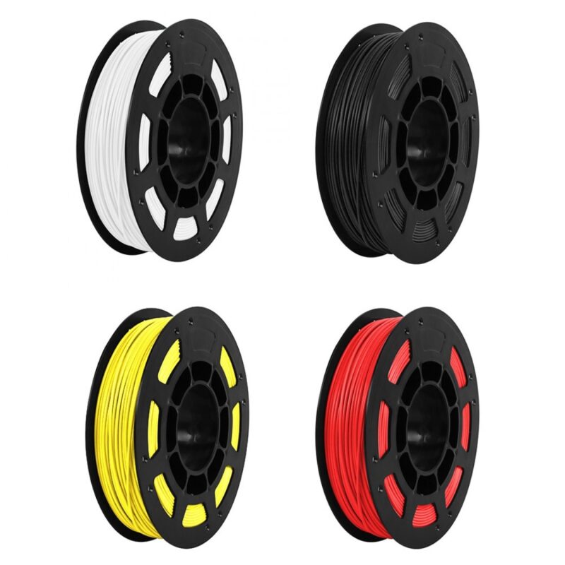Ender-PLA pakovanje I 1.75mm 4X250G bela, crna, crvena, žuta