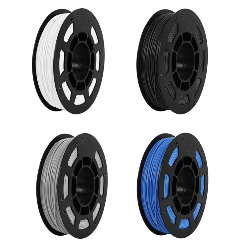 Ender-PLA pakovanje II 1.75mm 4X250g bela, crna, plava, siva (white, black, blue, gray)