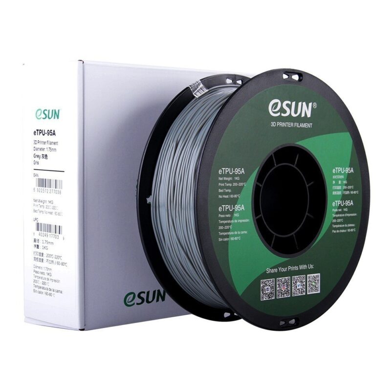 eSUN ETPU-95A 1.75MM 1KG SIVA (GRAY)